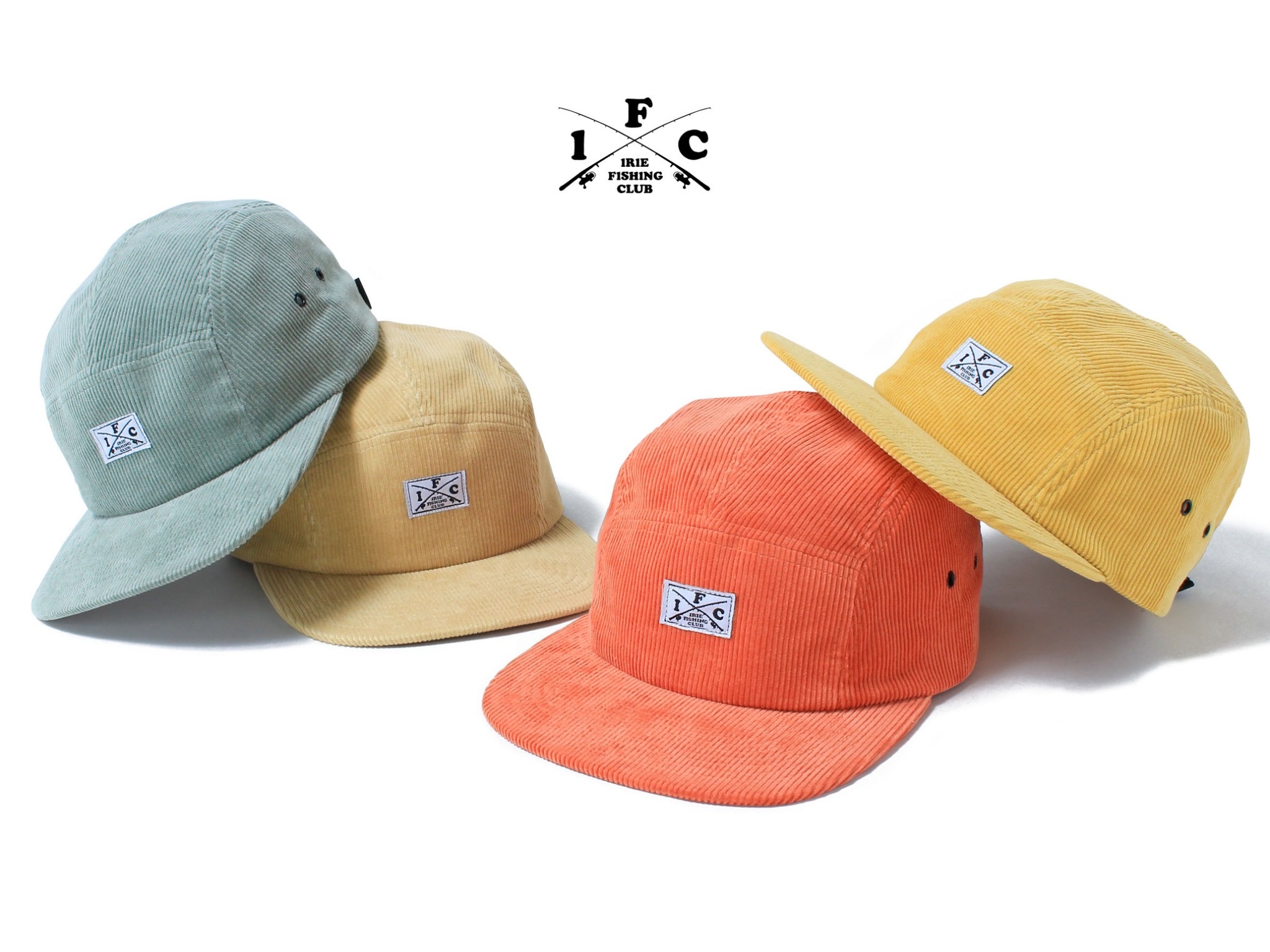 【NEW ITEM】-CROSS ROD CORDUROY JET CAP- | IRIE FISHING CLUB